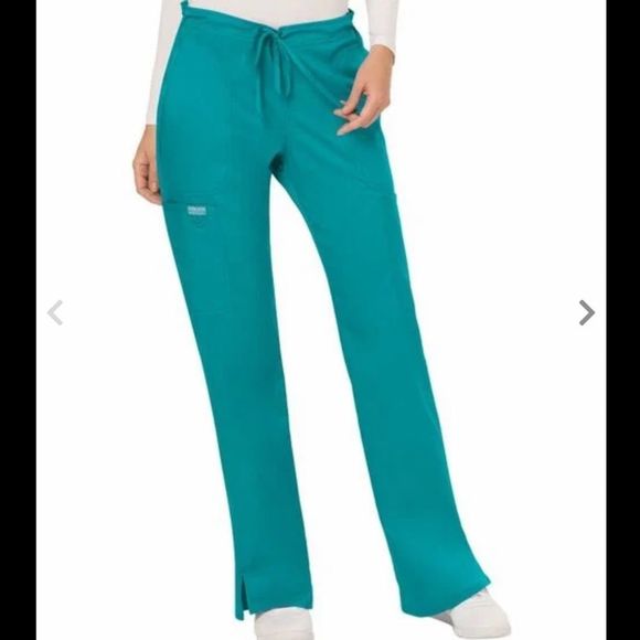 Cherokee | Pants & Jumpsuits | Nwt Cherokee Teal Blue Scrubs Pants ...